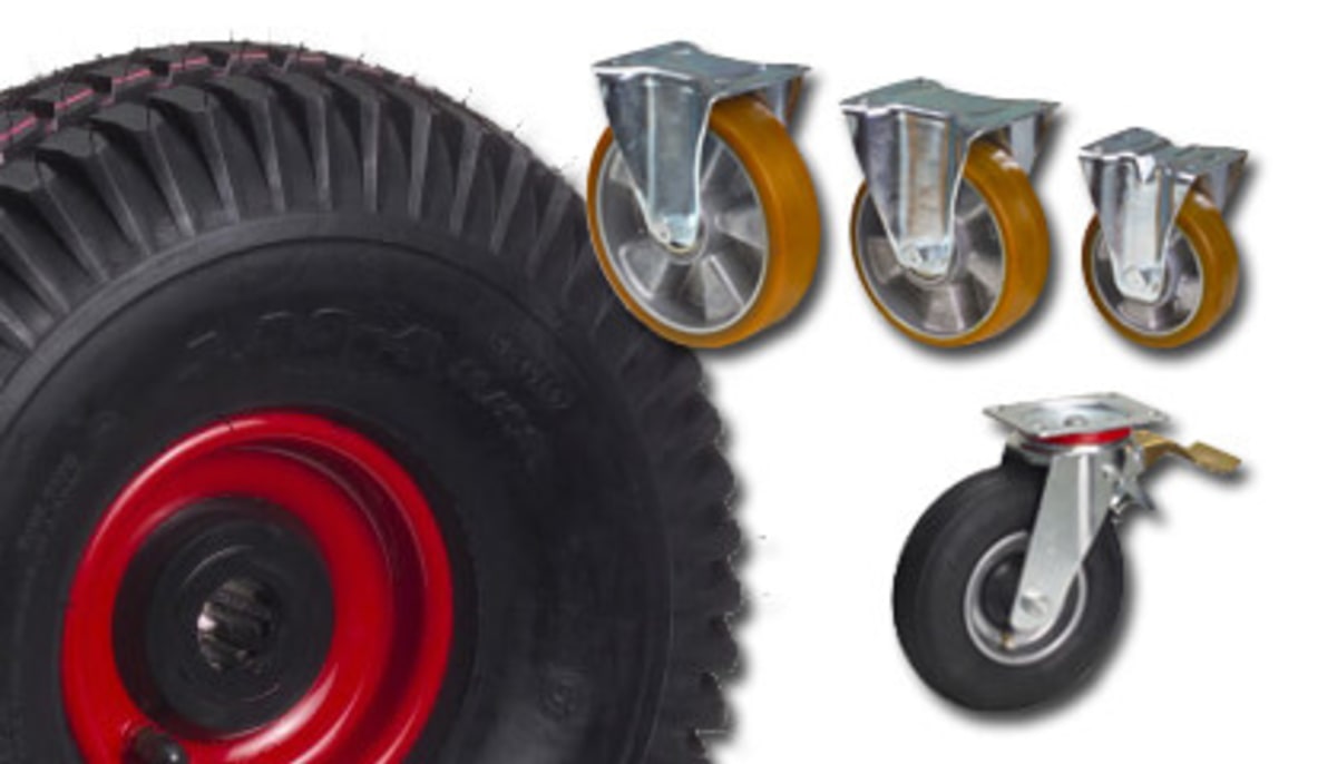 Räder und Rollen, z.B. aus PU - Transportgeräterollen im Shop