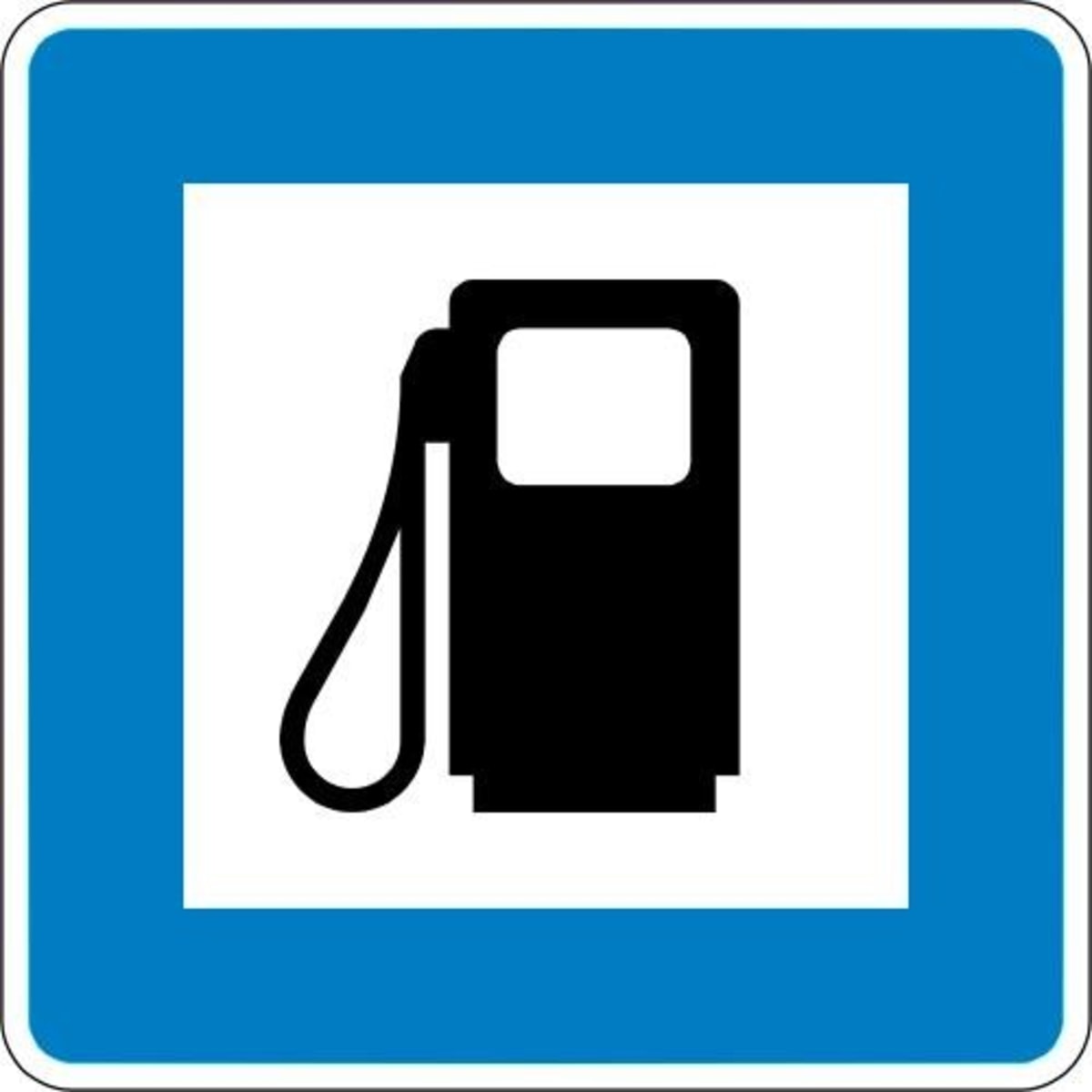Spannende Autogas Tankstelle Zeichen Bild