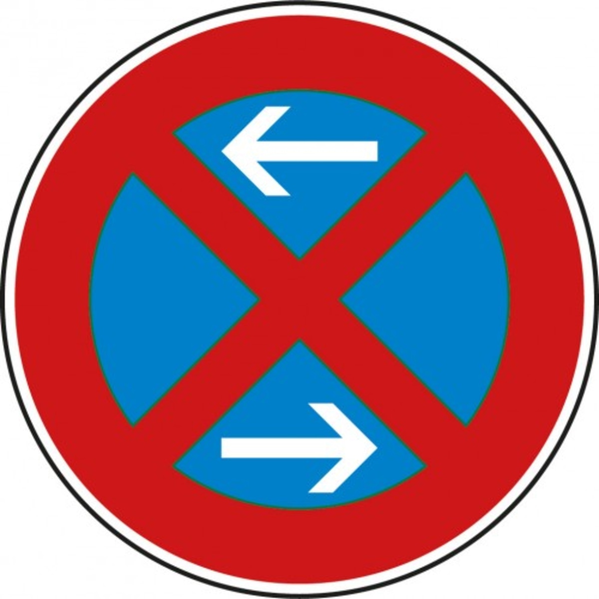 VZ 283-30 | Verkehrsschild "Absolutes Halteverbot Mitte"