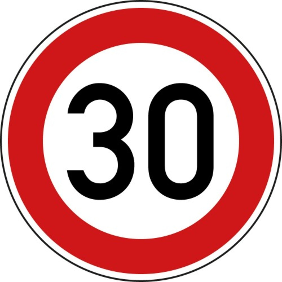 30 Kmh Schild