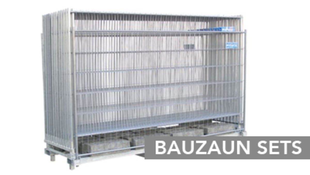 Bauzaun Set kaufen | Jetzt schnelle Lieferung direkt ab Hersteller