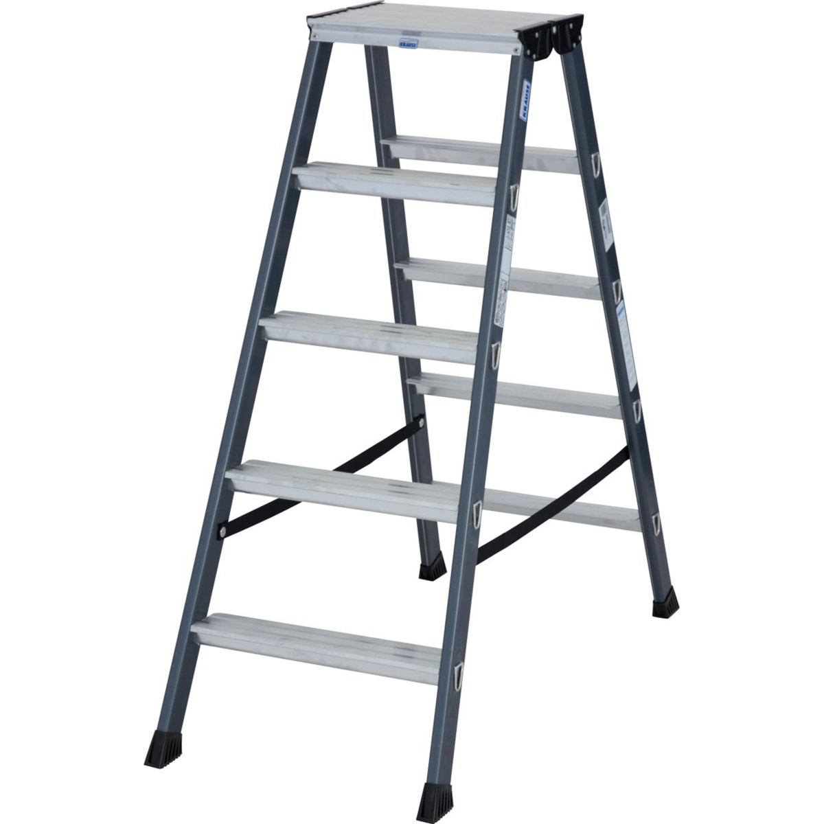 Stufen-Doppelleiter MONTO SePro D, eloxiert - Aluleitern & Holzleitern ...
