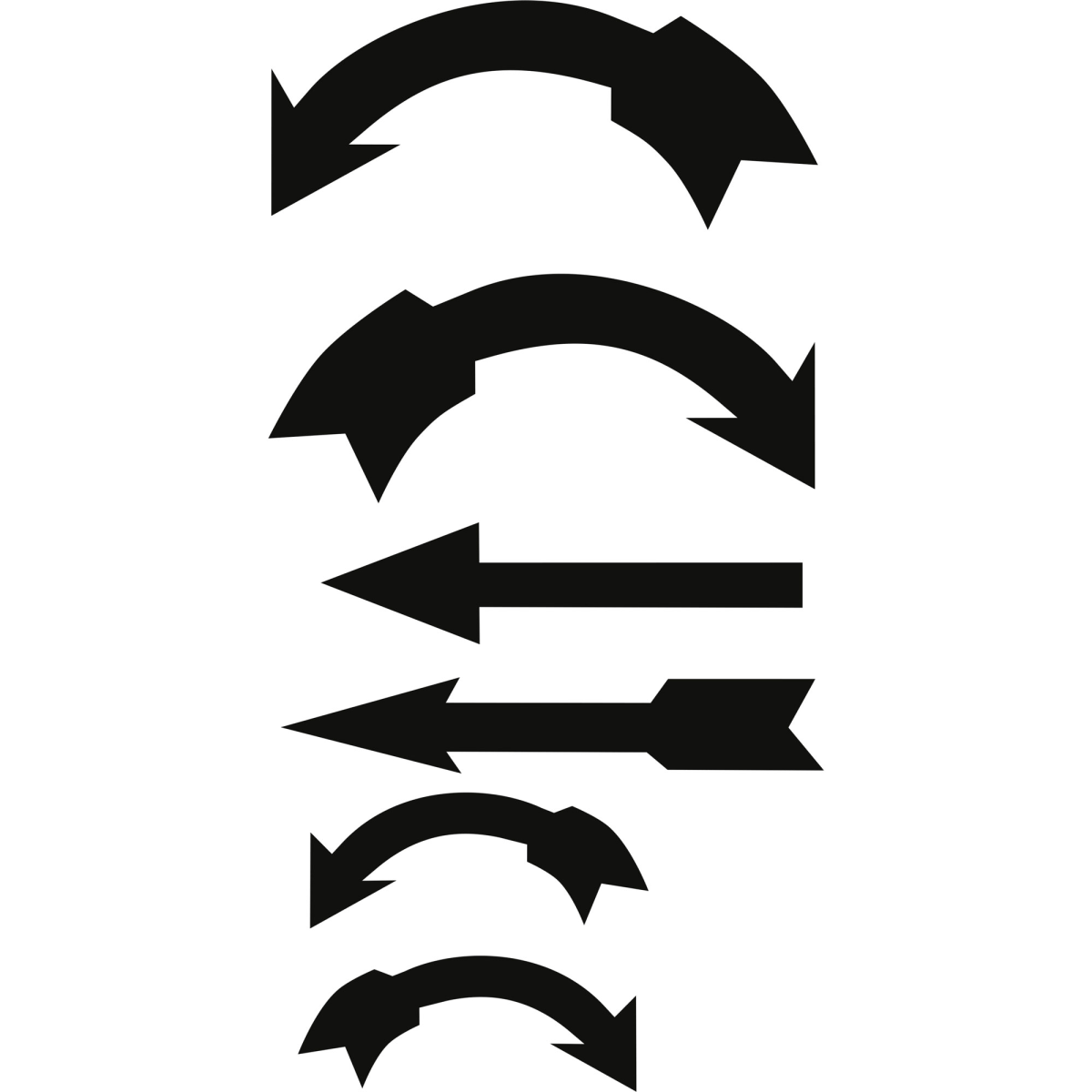 Pfeil - Set - Vogelaufkleber