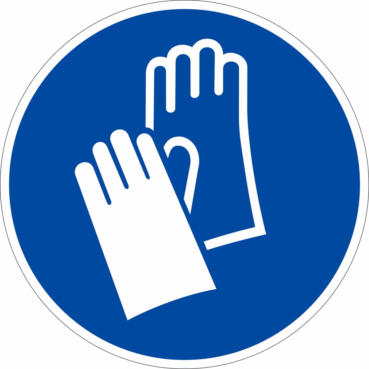 Gebotszeichen - Handschutz benutzen Gebotsschilder ISO 7010