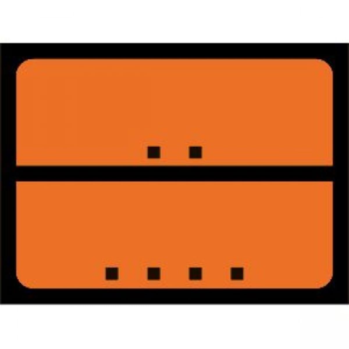 UN-Label mit UN-Nummer - Gefahrstoffkennzeichnung zweizeilig