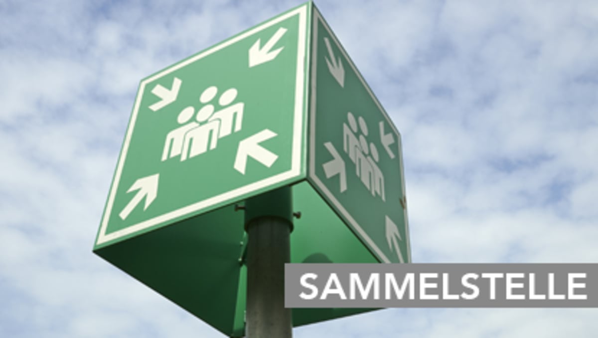 Schilder Sammelplatz | Sammelstelle online kaufen