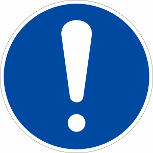 Gebotsschilder - Allgemeines Gebotszeichen ISO 710