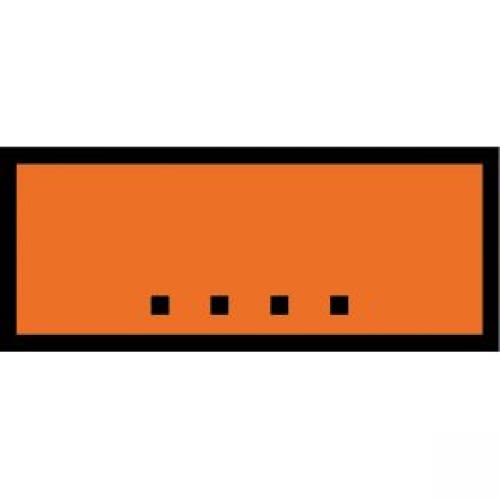 UN-Label mit UN-Nummer - Gefahrstoffkennzeichnung