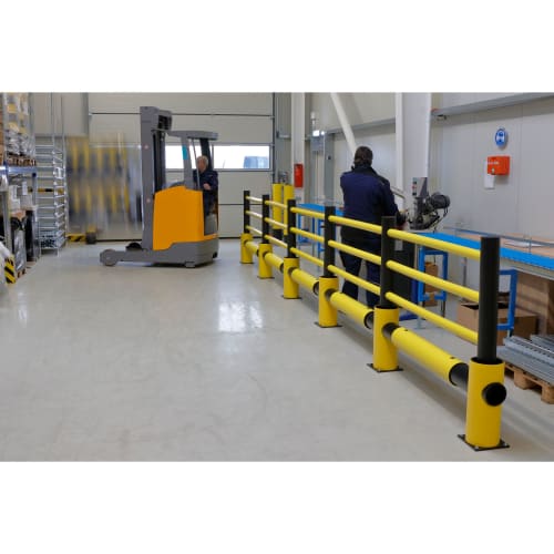 Verkehrsbarriere Plus Echo aus der Rammschutz Serie d-flexx®